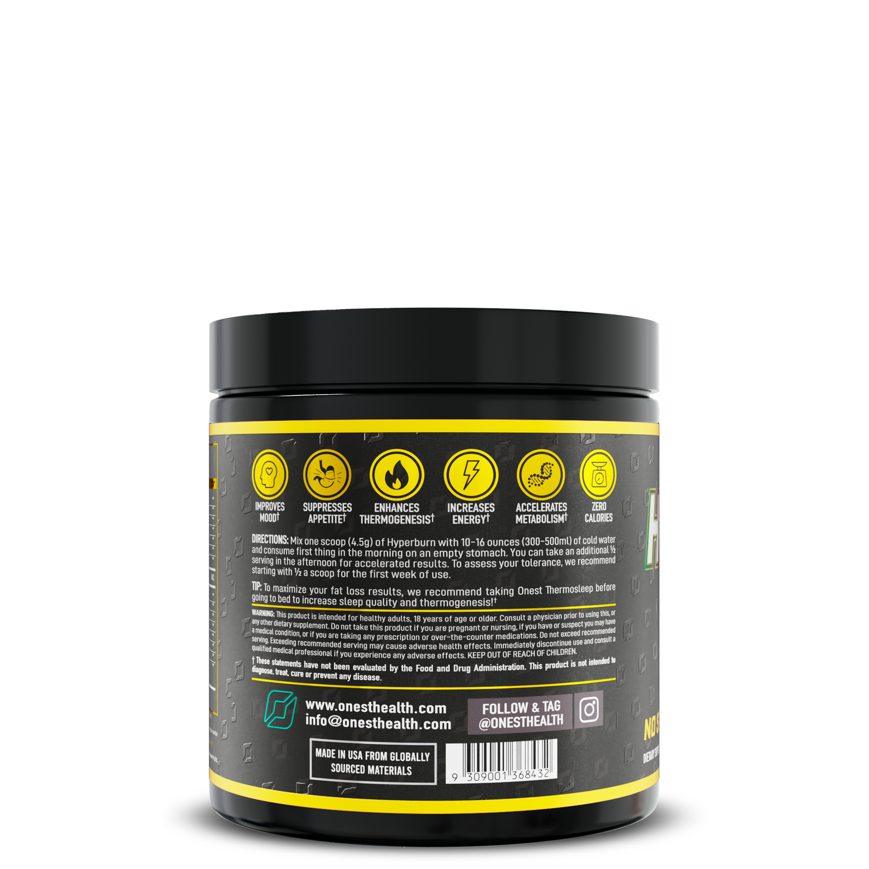 Hyperburn Caffeine Free: Elite Thermogenic Fat Burner | Onest Health ...